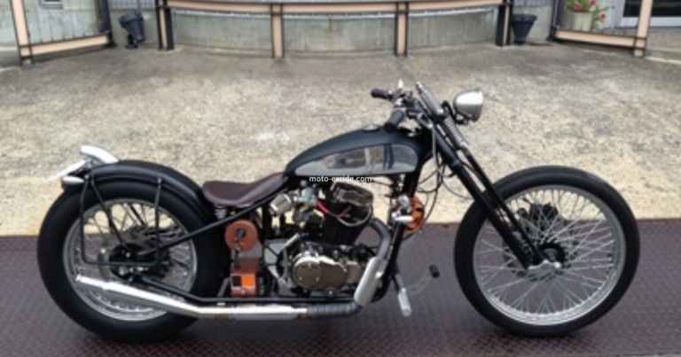 CCW Heist250 ショートスプリンガーフォーク・ボルトオンアルミタンク他取付カスタム | カスタムバイクショップMOTO-EXRIDE ...